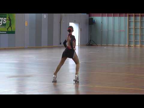 Hessische Landesmeisterschaft 2019 Rollkunstlauf Tiffany Schnabl