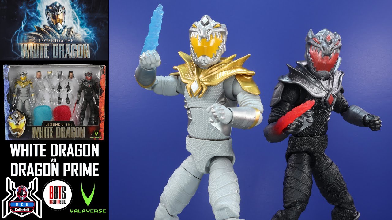Valaverse LEGEND OF THE WHITE DRAGON 2-Pack Bat In Sun Jason David Frank Last Movie Figure Review