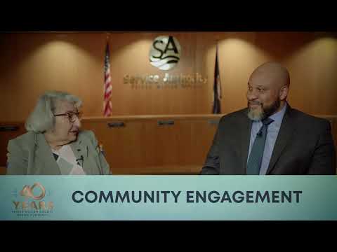 PWC Service Authority 40th Anniversary - Calvin Farr interview Joyce Eagles, Board Member