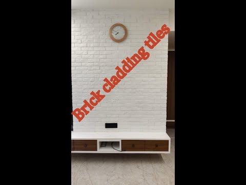 WHITE BRICK CLADDING TILES -8939831284 #aamphaatiles #aamphaaprojects