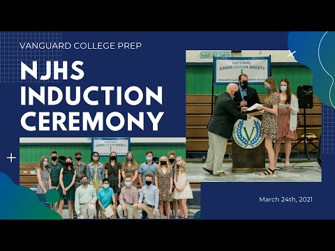 Vanguard NJHS Induction Ceremony 2021