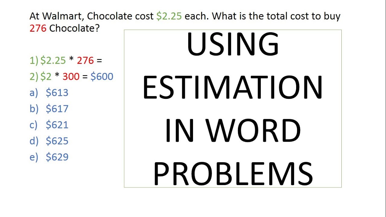 GRE Math Tricks: Using Estimation in Word Problems || HD || GRE TARGET