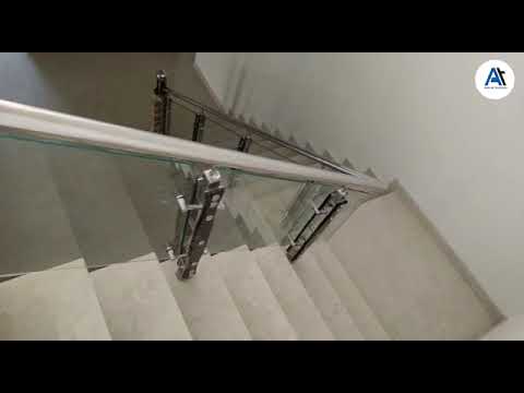 Stainless Steel Railing Design, SS Staircase Railing in India