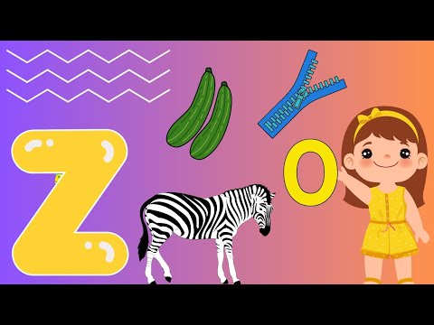 Z letter words | Words starting with letter Z | Words that start with Z | Phonics letter Z
