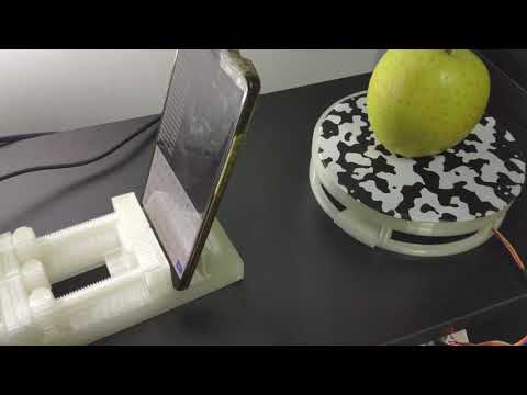 AAScan: Open source, minimalist, fully automated 3D scanner based on Arduino and Android! by ...