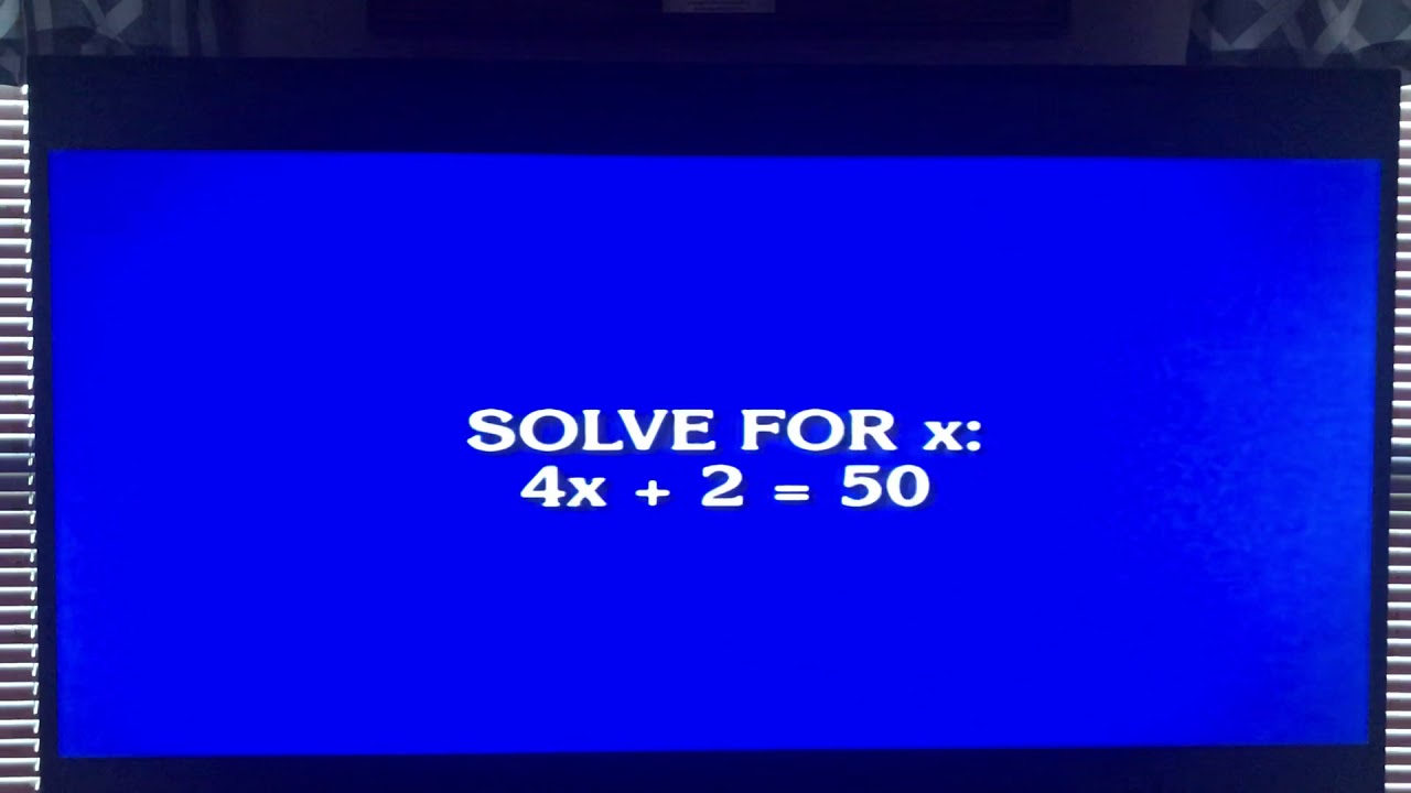 Jeopardy quick Math 4-2-2020