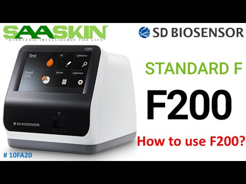 Immunoassay Analyzer - Standard F200 SD Biosensor Analyzer HbA1C ...