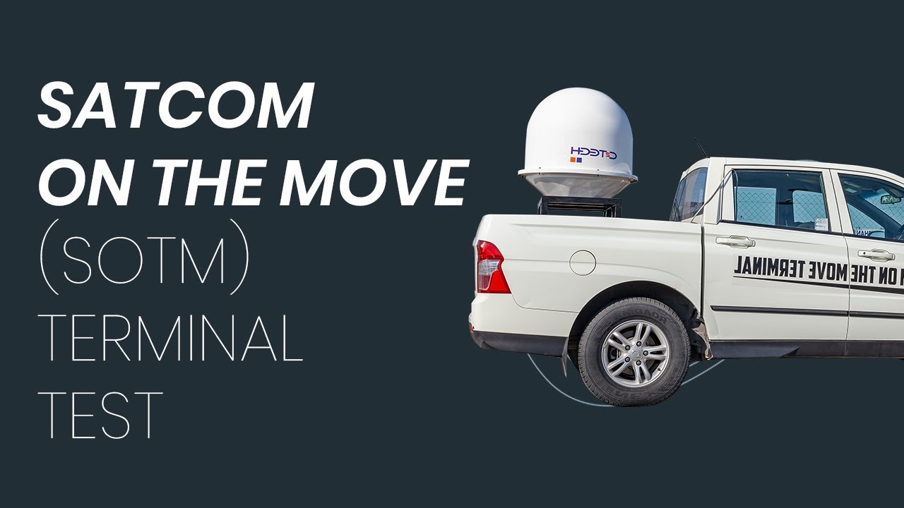 CTech SATCOM On The Move (SOTM) Terminal Test