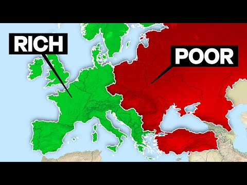 Why Eastern Europe is POORER than Western Europe?