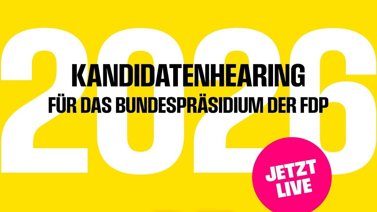 Kandidatenhearing Parteivorsitz und Präsidium