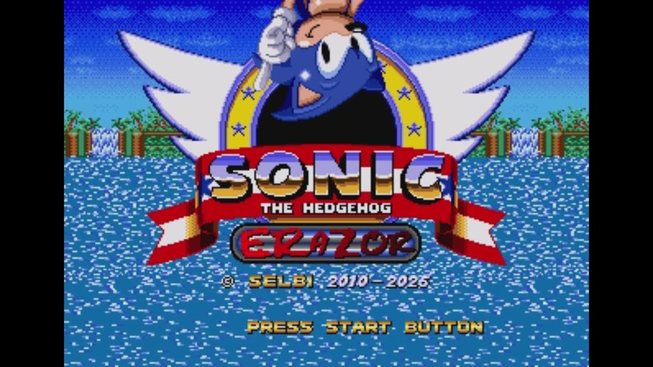 Sonic Hack Longplay - Sonic ERaZor 8
