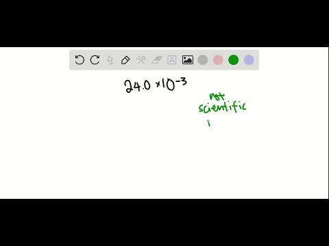Determine if each number is in scientific notation. 24.0 ×10^-3