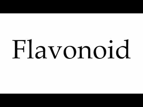 How to Pronounce Flavonoid
