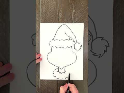 Draw the Grinch #arttutorialsforkids #artprojectsforkids