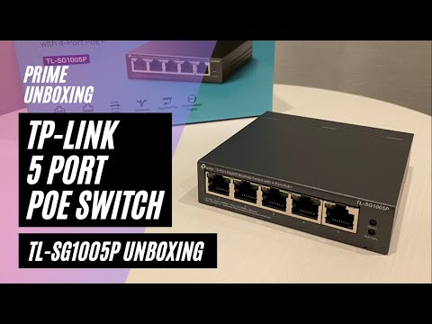 TP-Link 5 Port PoE Switch (TL-SG1005P) *UNBOXING