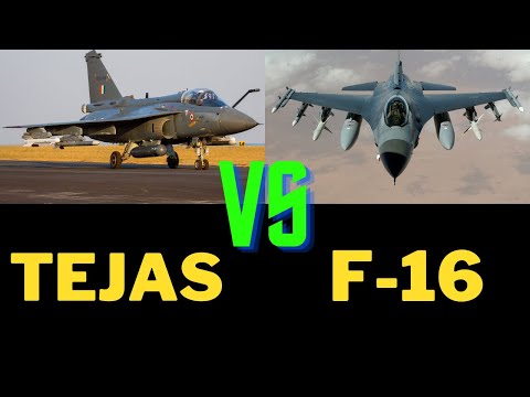 HAL TEJAS vs F-16 Fighting Falcon comparison video
