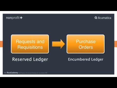 What is encumbrance accounting? - Nonprofit Accounting Software