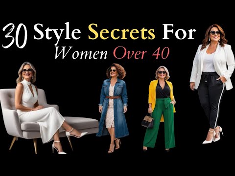 Best Outfits For 40 Plus Year Old Women - Dressing Tips!