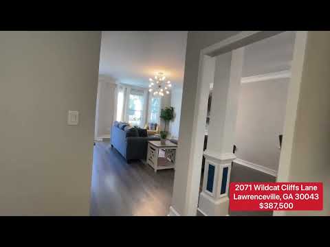 Just Listed: 2071 Wildcat Cliffs Lane, Lawrenceville, GA, 30043, 4 Bed, 2.5 Bath, $387,500
