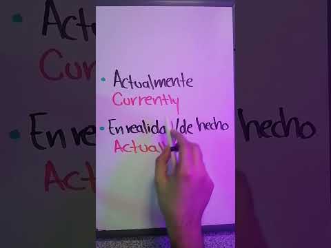 "Actualmente" en inglés 🇺🇸😃 #aprenderingles #ingles #shorts #inglésamericano #vo #vocab