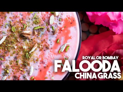 Royal or Bombay Falooda China Grass | Agar Agar recipe | Kravings