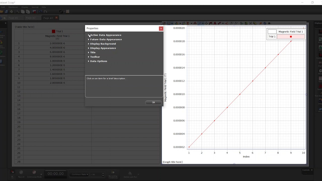 Creating Errors Bars in Capstone