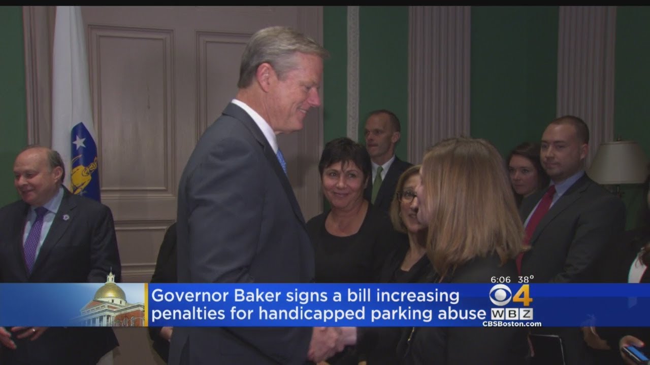 Baker Signs Bill Increasing Penalties For Handicapped Parking Abuse