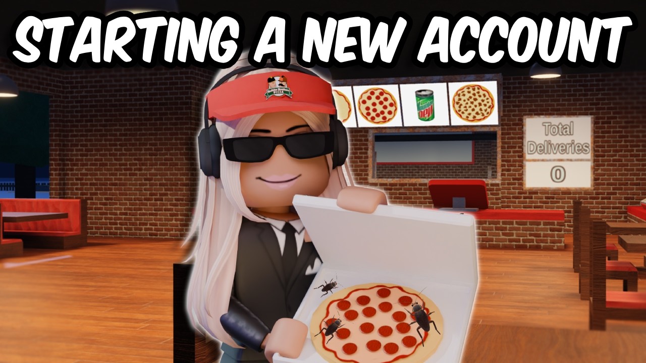STARTING FROM SCRATCH IN WORK AT A PIZZA PLACE ON ROBLOX...