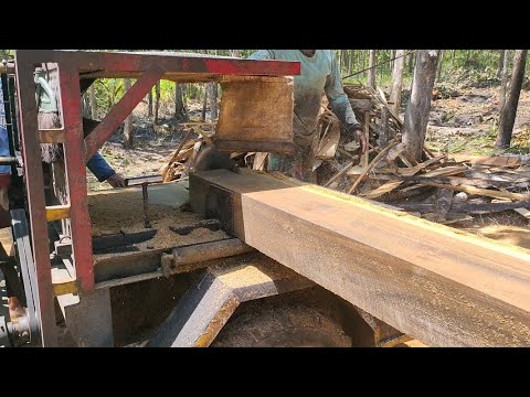 JATI FULL GALIH PEMBUATAN BALOK UKURAN 15x15 CM