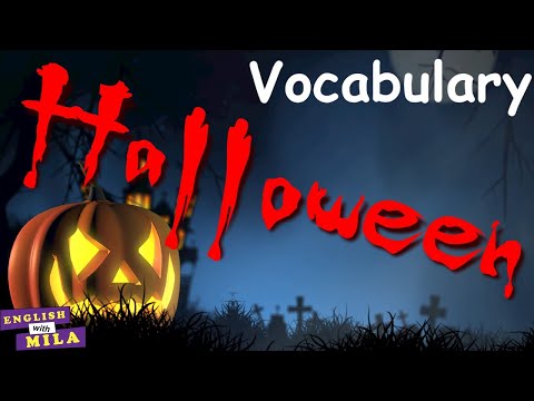 HALLOWEEN Vocabulary Practice Lesson - Halloween Words List - 1