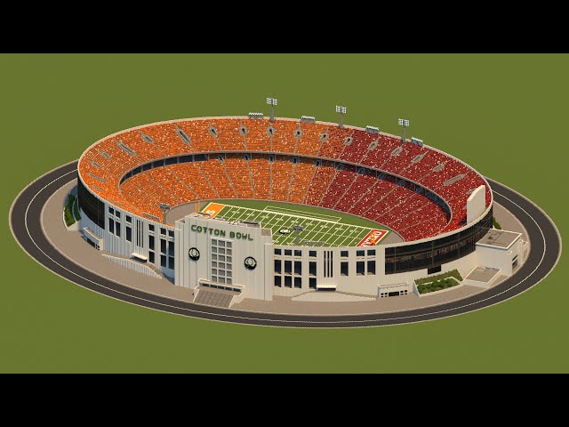 Cotton Bowl Stadium Minecraft Map