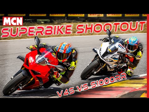 2023's BEST new superbike?! Ducati Panigale V4S VS BMW S1000RR | MCN Special