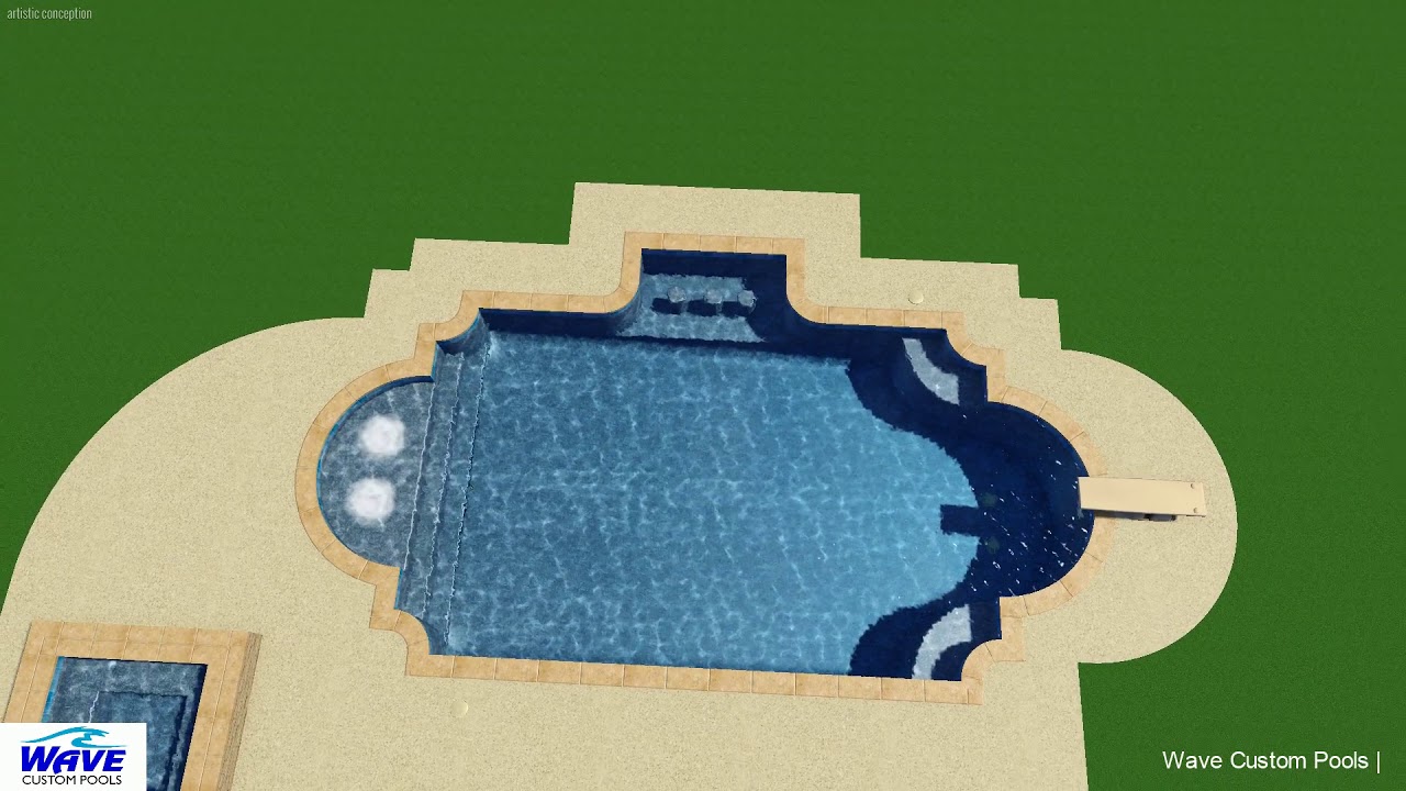 Wave Custom Pools...Roman Style Dive Pool
