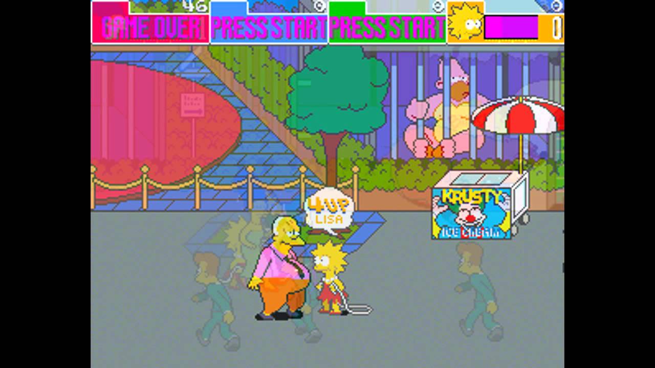 The Simpsons Arcade OST Krustyland Musement Park