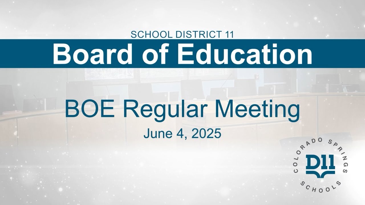 BOE Regular Meeting 6 4 25