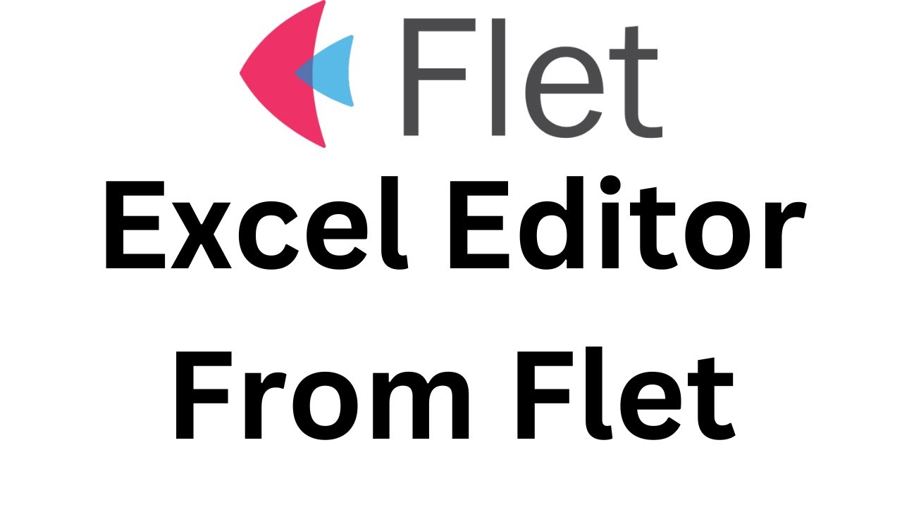 Flet Tutorial - Excel Editor Import And Save
