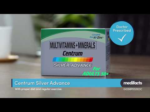 For age 50+, take Multivitamins+Minerals (Centrum Silver Advance)!
