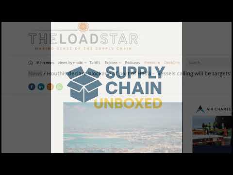 Supply Chain Update – May 2025 | Freight Rates, Red Sea Tensions & Retail Signals