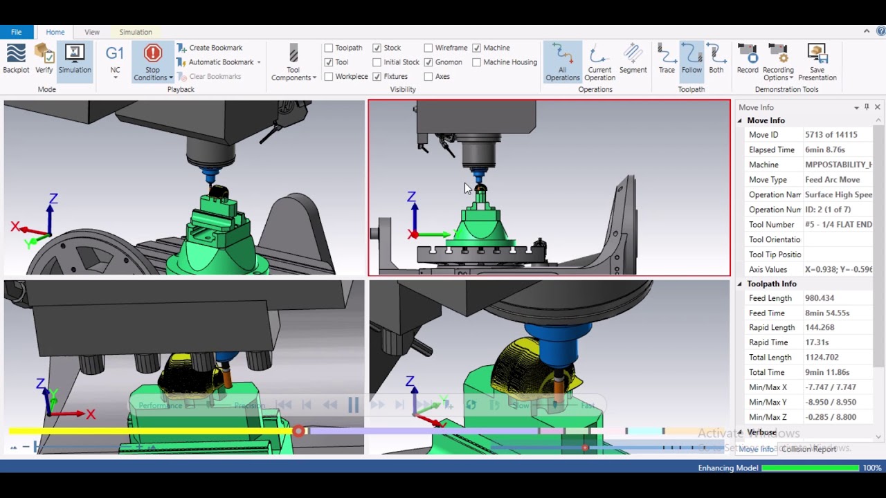 Mastercam Multi-axis Toolpath Practice (Part 1)
