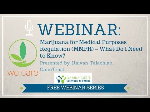 WEBINAR: Marijuana for Medical Purposes Regulation - What Do I Need to Know?