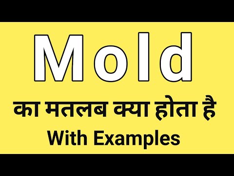 Mold Meaning in Hindi | Mold ka Matlab kya hota hai | Word Meaning English to Hindi