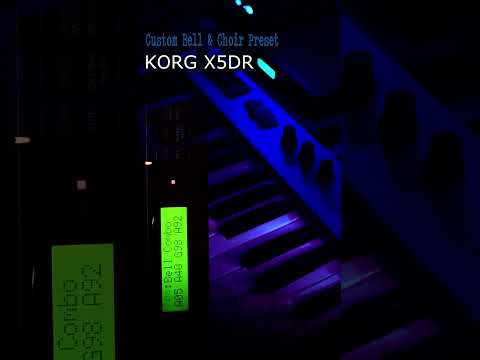 KORG X5D / X5DR - Custom Preset Patch Sound - Ambient Bells & Choir 🎧🎹 #korg #korgx5d #synth