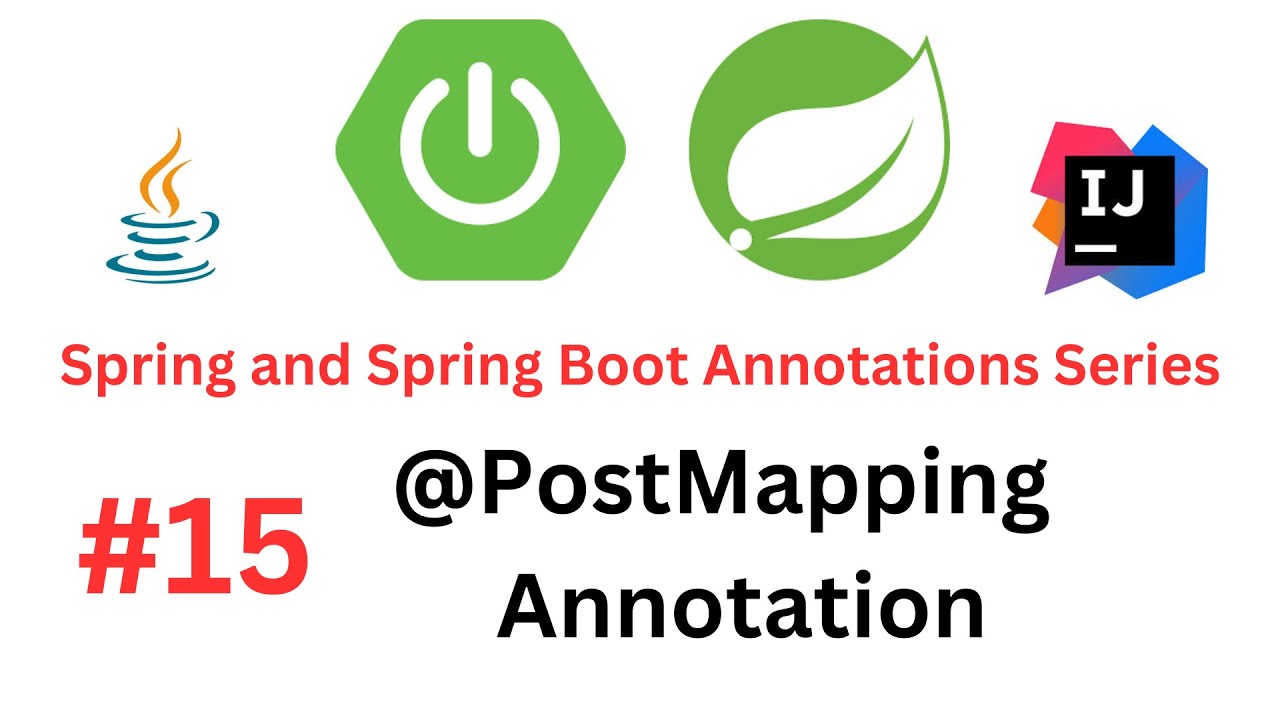 Spring & Spring Boot Annotations Series - #15 - @PostMapping and @RequestBody Annotations