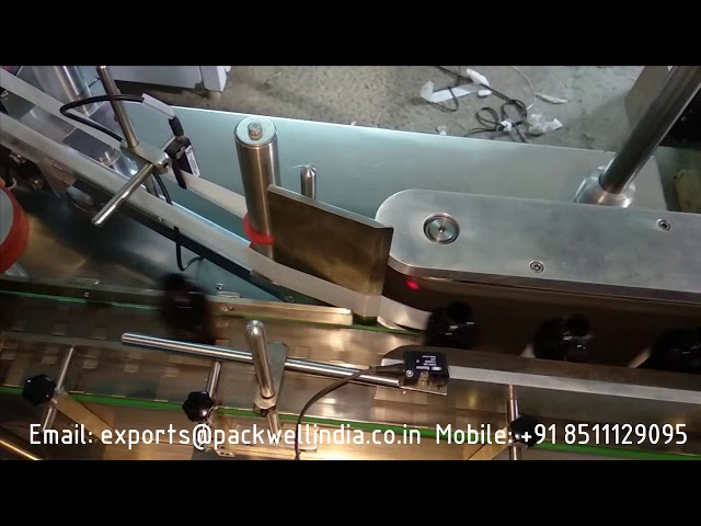Labeling Machine - Automatic Round Bottle Labelling Machine speed 60 to ...