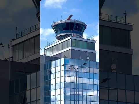 What does the radar station at Vaclav Havel Airport in Prague look like?