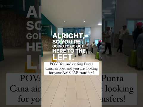 How do I find my transportation at the Punta Cana airport? 2023 #Amstar #PuntaCana #PUJ #transfers