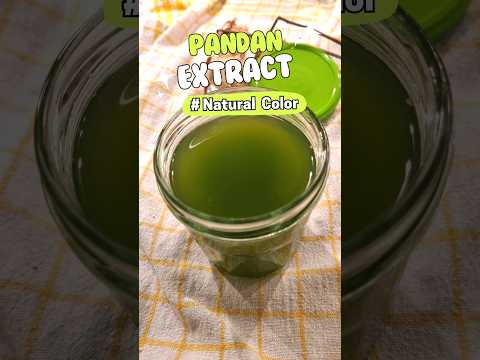 Pandan Extract Natural Color ???????? #shorts