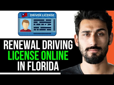 HOW TO RENEW DRIVING LICENSE ONLINE in FLORIDA (EASY GUIDE) [2024]