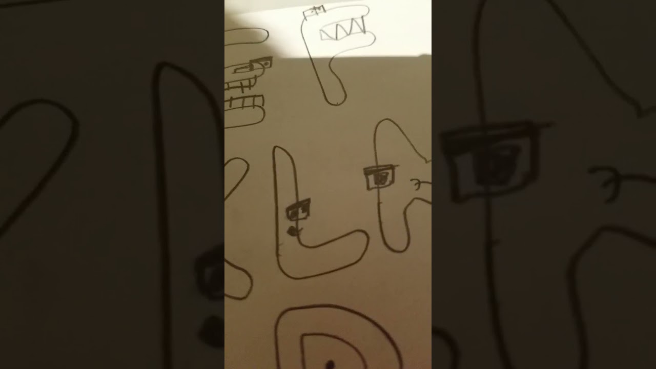 alphabet lore but comic sans
