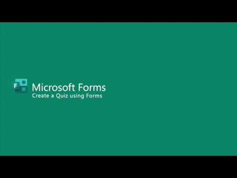 Microsoft Forms - Create a Quiz using Forms